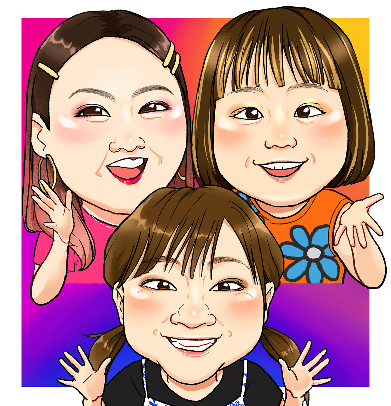 似顔絵を描きました♪｜umi＊｜coconalaブログ